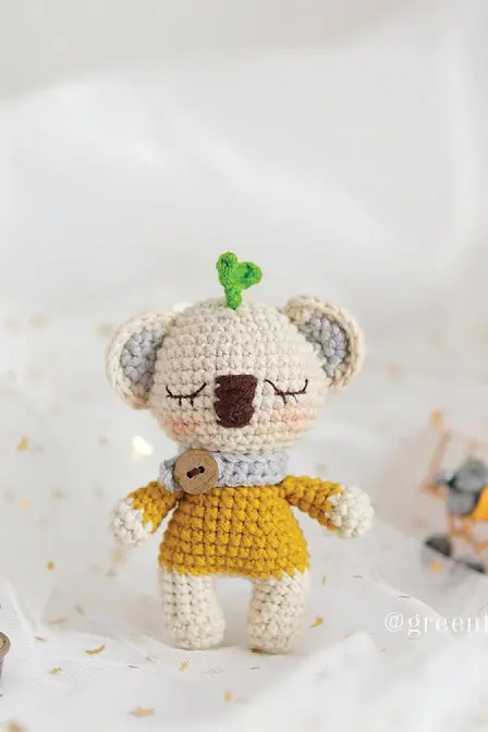 Amigurumi Baby Koala Free Pattern - Green Frog